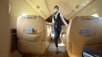 Cabin Crew Happy Dance GIF by Comlux - Find & Share on GIPHY