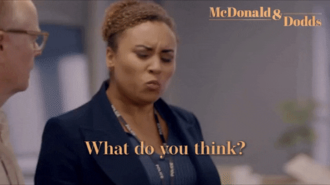 What Do You Think GIF by Mammoth Screen - Find & Share on GIPHY