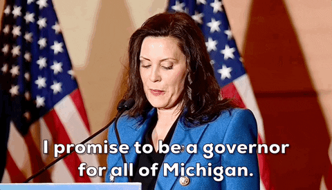 Gretchen Whitmer Michigan GIF by GIPHY News - Find & Share on GIPHY
