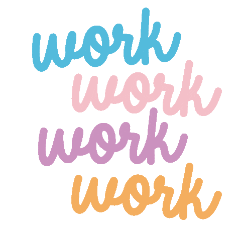 Work Trabajar Sticker for iOS & Android | GIPHY