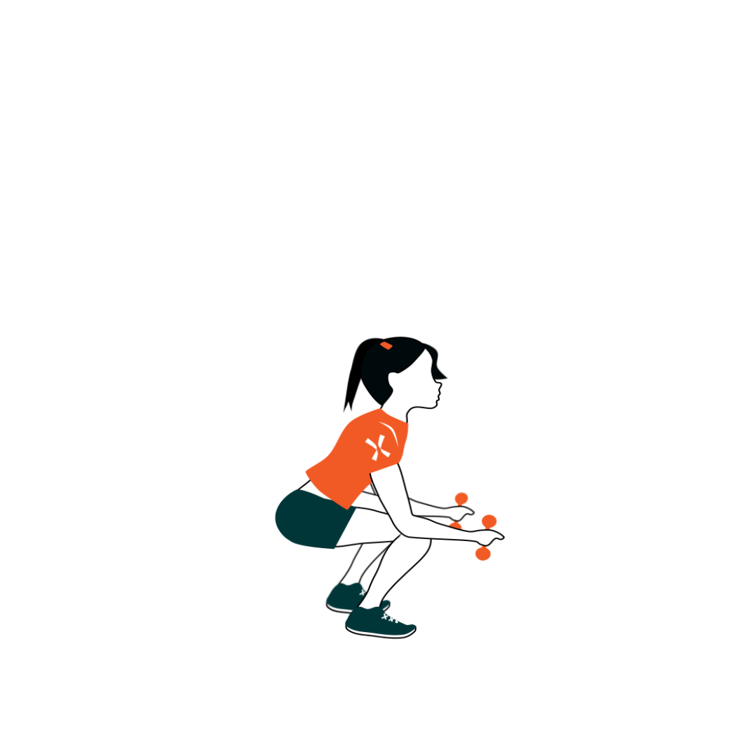 Squats Home Workout Sticker by Sport For All for iOS & Android | GIPHY