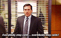 The Office Calm Down Gif