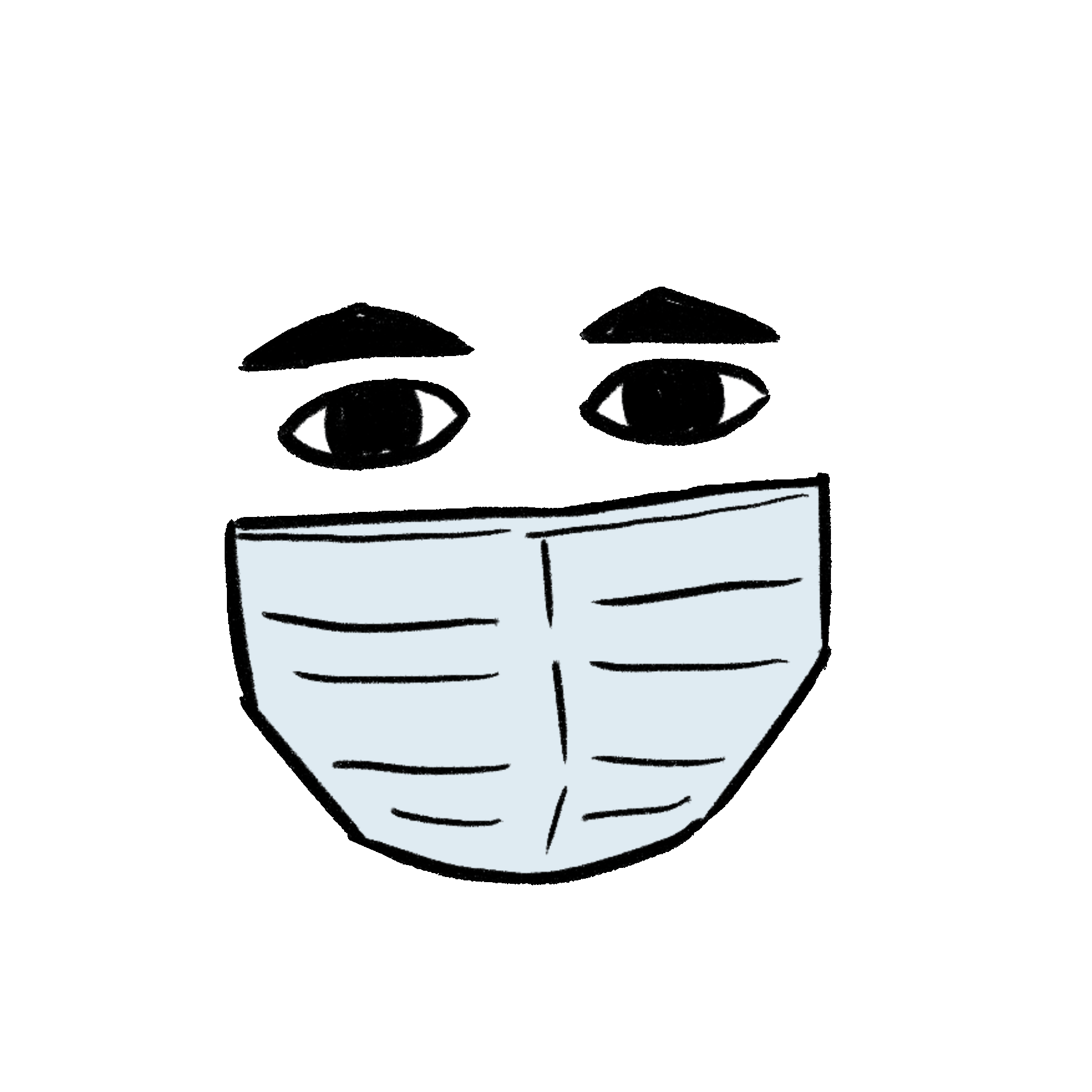 Face Mask Sticker by fshrimp for iOS & Android | GIPHY