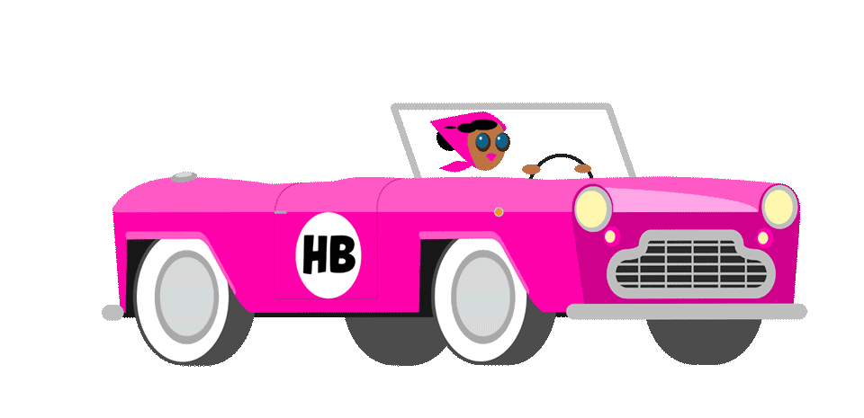 Animation Driving Sticker by Hilbrand Bos Illustrator for iOS & Android ...