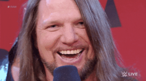 sports, reaction, sport, reactions, wwe, wrestling, aj styles, got em ...