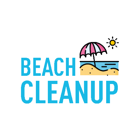 Clean Up Beach Sticker by Thalassains for iOS & Android | GIPHY