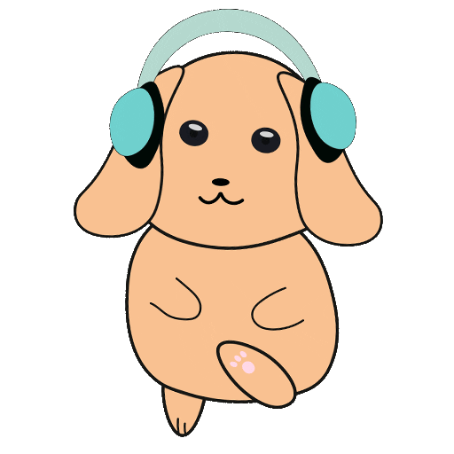 Dog Listening To Music Gif