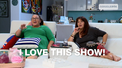 Love This Show Watching Tv GIF by Gogglebox Australia - Find & Share on ...