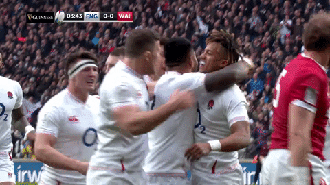 High Five Team GIF by Guinness Six Nations - Find & Share on GIPHY