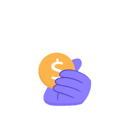 Money Tossing Sticker by Zoho Social for iOS & Android | GIPHY