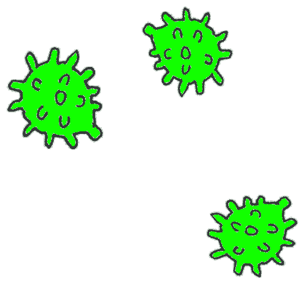 Work From Home Virus Sticker by Adrianne Manpearl for iOS & Android | GIPHY