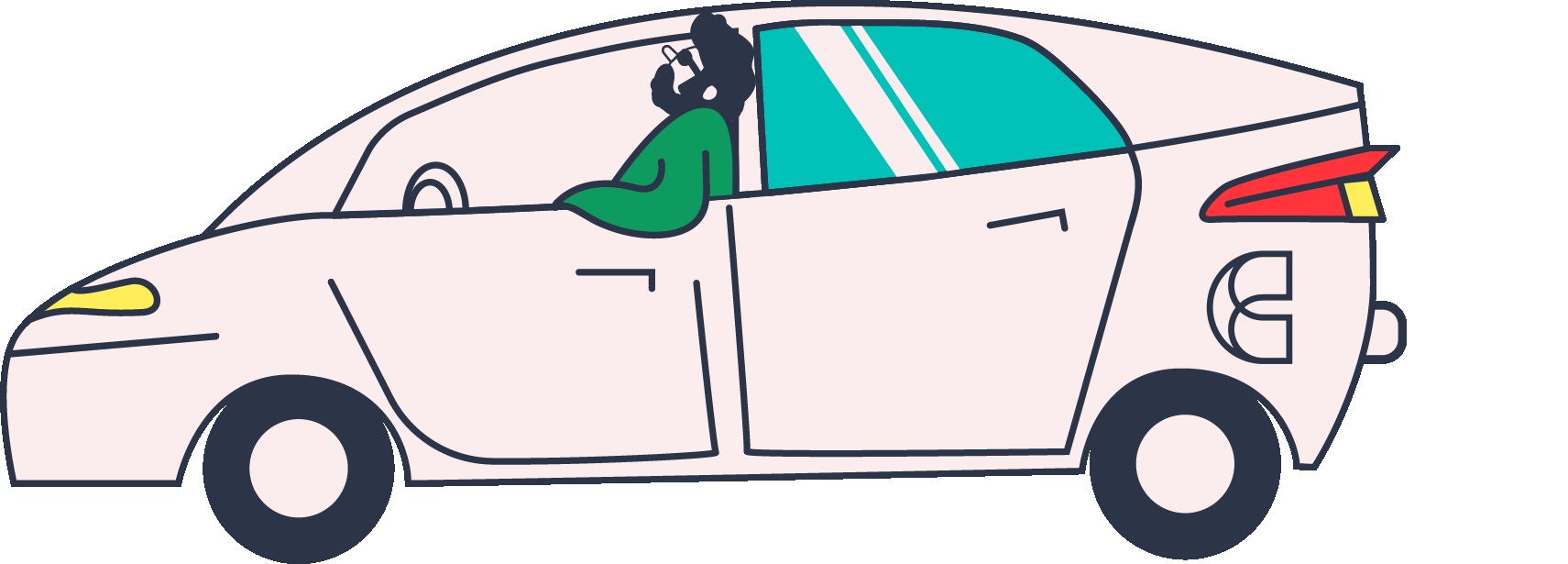 Car La Sticker by Ana Pérez López for iOS & Android | GIPHY