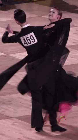 Couple Ballroom Dancing Gif