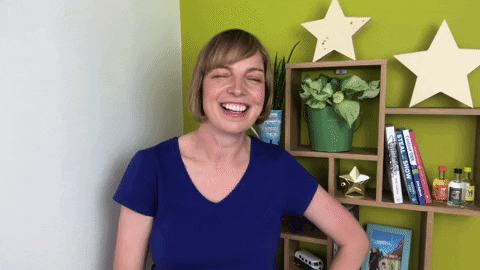 Point Up Over There GIF by Nicole Osborne - Find & Share on GIPHY