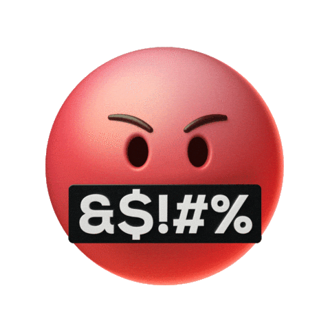 Angry Bad Words Sticker by Emoji for iOS & Android | GIPHY