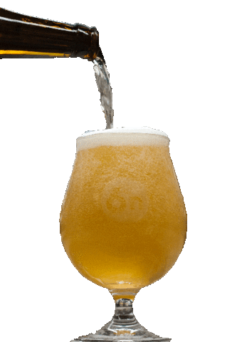 Beer Pouring Sticker by Six Degrees North for iOS & Android | GIPHY