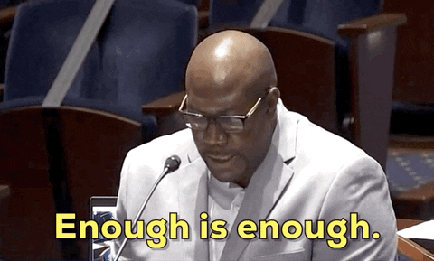 Enough Is Enough Testimony GIF by GIPHY News - Find & Share on GIPHY