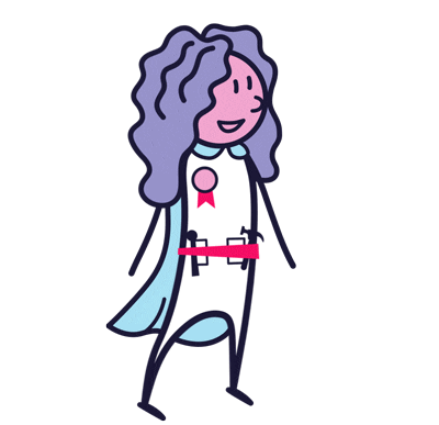 Hero Teamwork Sticker by MURAL for iOS & Android | GIPHY