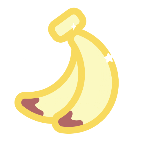 Animal Crossing Banana Sticker by Pog for iOS & Android | GIPHY