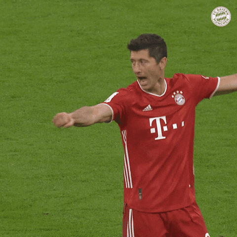 Robert Lewandowski Win GIF by FC Bayern Munich - Find & Share on GIPHY