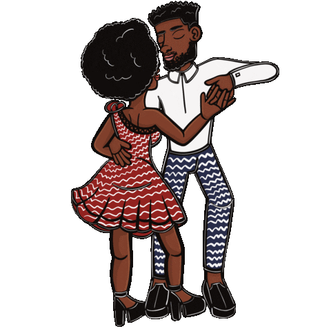 Dance Partner Love Sticker by JellaCreative for iOS & Android | GIPHY