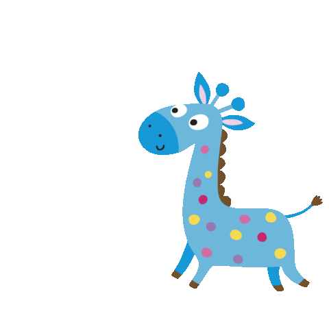 Happy Giraffe Gif