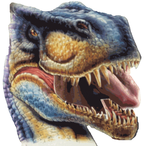 Eat T Rex Sticker by Joseph Fontinha for iOS & Android | GIPHY