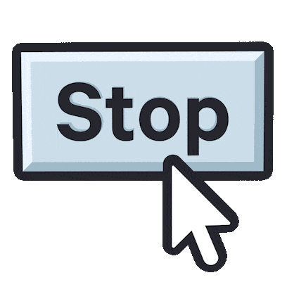Stop Click Sticker by Michael Shillingburg for iOS & Android | GIPHY