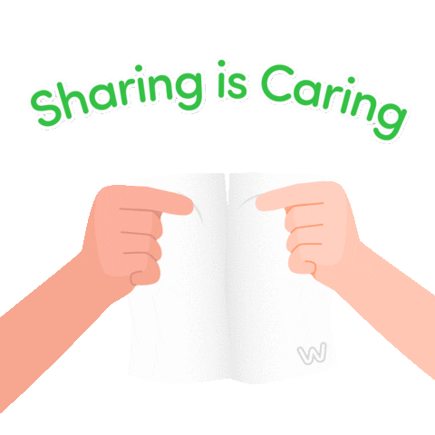 Sharing Is Caring Clipart