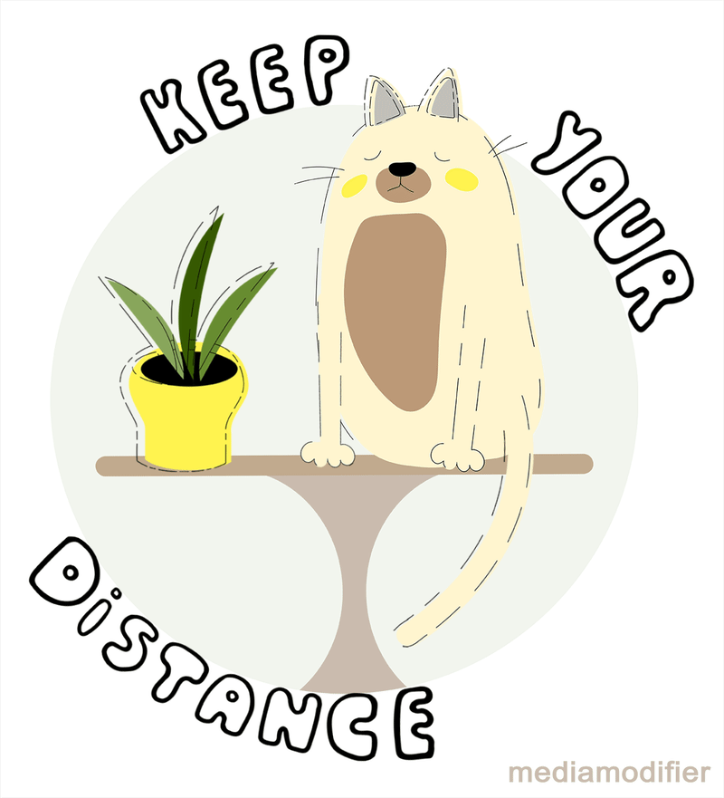 Lonely Bad Cat GIF by Mediamodifier - Find & Share on GIPHY