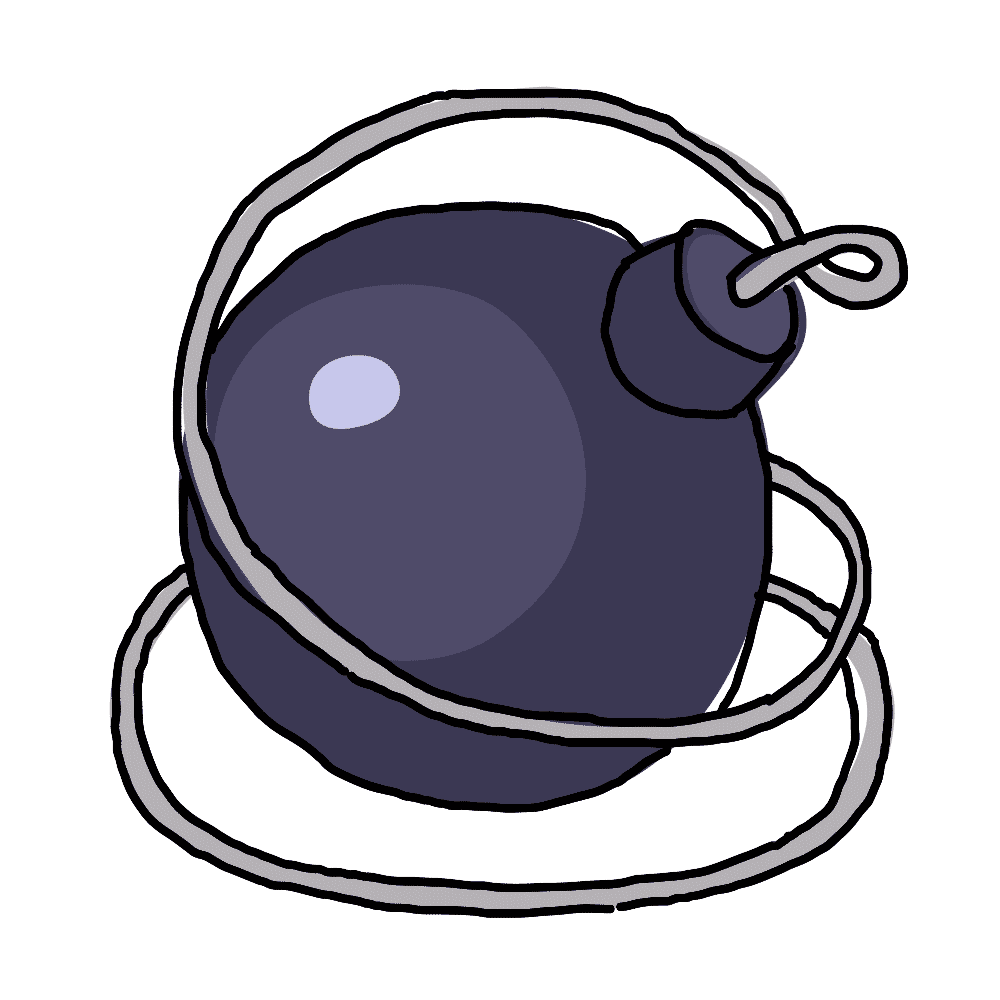 Boom Bomb Sticker by Demic for iOS & Android | GIPHY