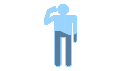 Stickman Drinking Water