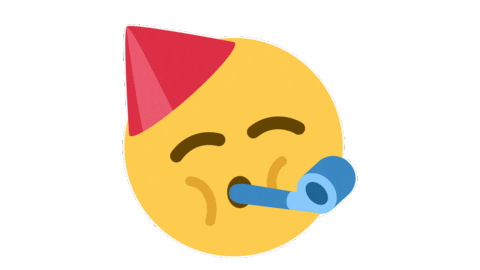 Party Smiley Face Gif