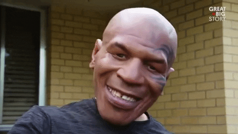 Mike Tyson Laugh Gif