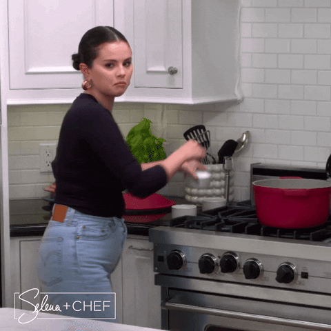 Selena Gomez Cooking GIF by HBO Max - Find & Share on GIPHY