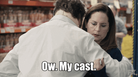Ow My Cast GIFs - Get the best GIF on GIPHY