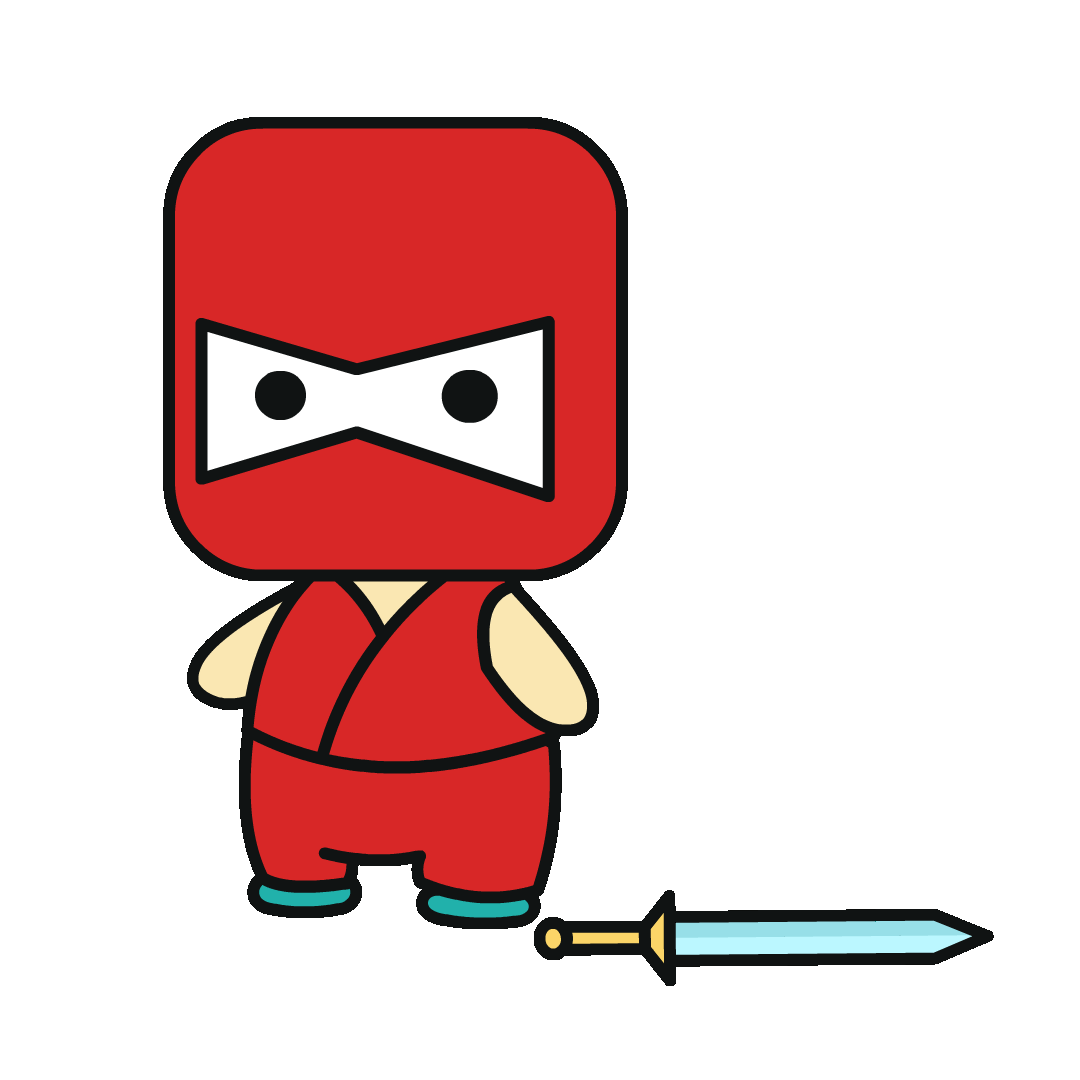 Ninja Eye Roll Sticker by John Hill for iOS & Android | GIPHY