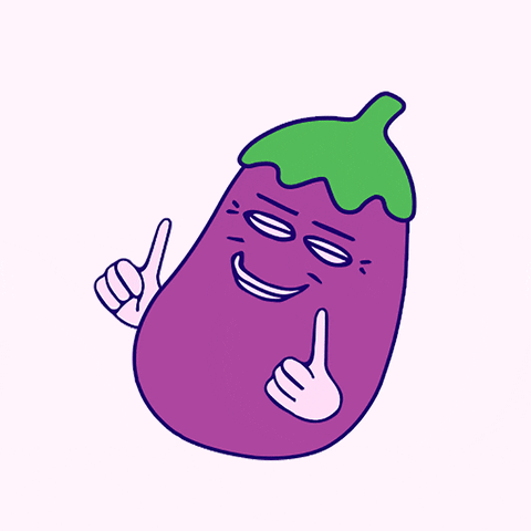 Happy Eggplant GIF by Nick - Find & Share on GIPHY