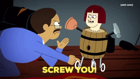 Screw You GIF by Adult Swim - Find & Share on GIPHY