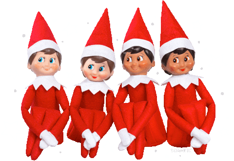 Christmas Elf On The Shelf Clip Art