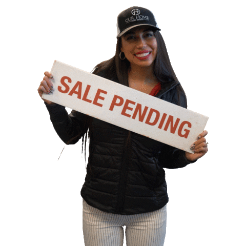 Sale Pending Sticker by OurHomeRealEstate for iOS & Android | GIPHY