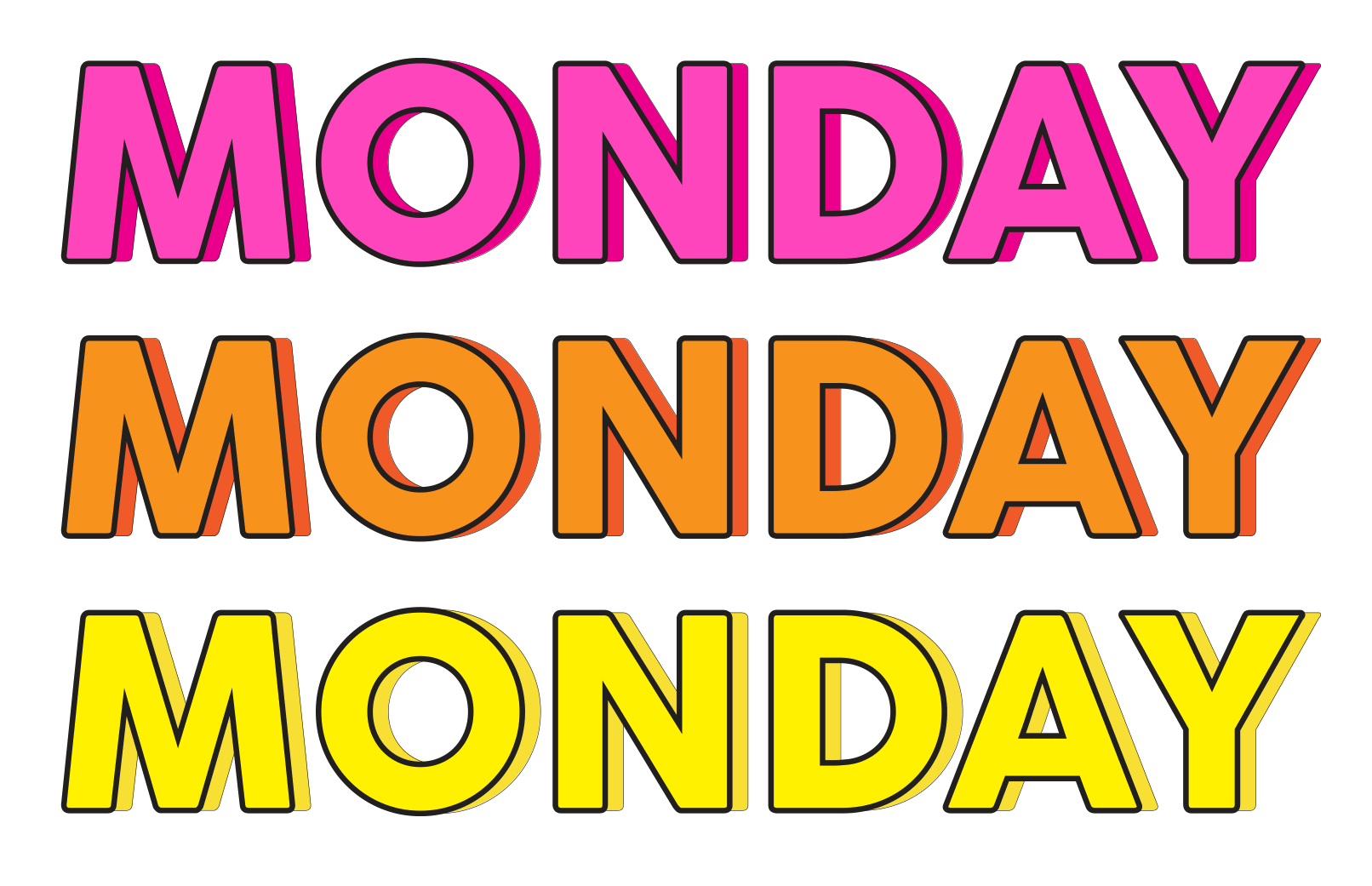 Monday Morning Sticker by COREY PAIGE DESIGNS for iOS & Android | GIPHY