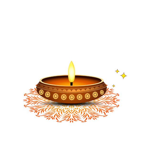 Diwali Lamp Animated Gif