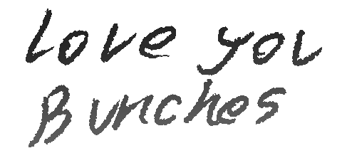 Love You Bunches Sticker by megan motown for iOS & Android | GIPHY