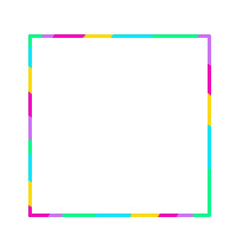 Rainbow Frame Sticker by Bianca Bosso for iOS & Android | GIPHY