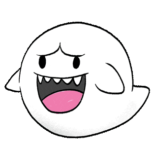 Super Mario Ghost Sticker by jojojo for iOS & Android | GIPHY
