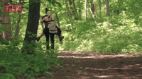 Walk-in-the-forest GIFs - Get the best GIF on GIPHY