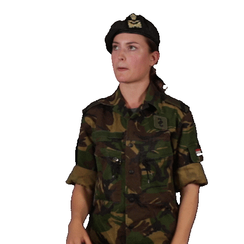 Army Uniform Sticker by Werken bij Defensie for iOS & Android | GIPHY