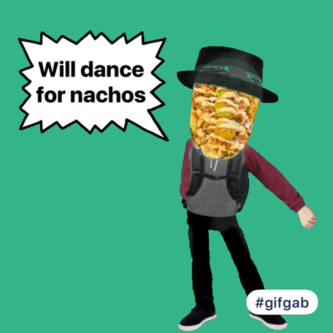 Nachos GIF by MsVegan - Find & Share on GIPHY