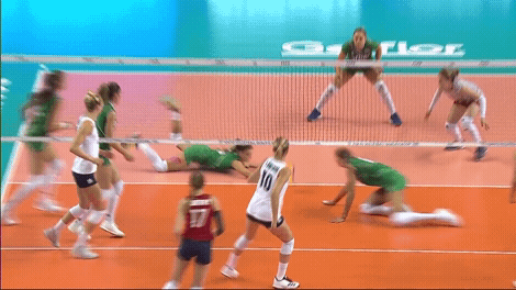 Jump Celebrate GIF by Volleyball World - Find & Share on GIPHY